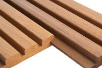 China Odorless Corridors Wood Veneer Slats Cladding Multipurpose Durable for sale