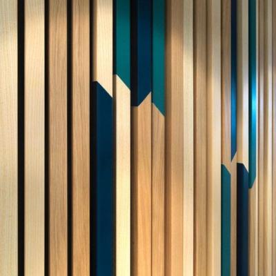 Cina Pannelli di legno insipidi della stecca per il bene durevole inoffensivo insonorizzato delle pareti in vendita