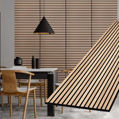 Cina Eco-Friendly Sound Proof Acoustic Wood Panels Natural Oak Surface in vendita