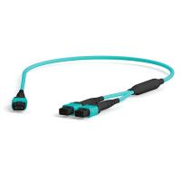 China OM3 Mtp MPO Patch Cord Cable for sale