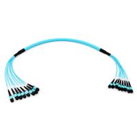 China OM3 Mtp MPO Patch Cord Cable for sale