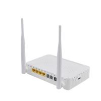 China XPON ONU 4GE 2TEL WiFi Dual Mode Fiber Optical Network Unit 1200Mbps for sale