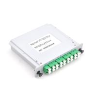 China 2x16 Single Mode PLC Fiber Splitter LGX Module 1260-1650nm Low Insertion Loss for sale