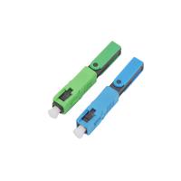 China SC APC Fiber Optic Fast Connector 45dB Return Loss Field Installable 0.4dB Insertion Loss for sale
