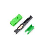 China SC APC Fiber Optic Fast Connector 45dB Return Loss Field Installable 0.4dB Insertion Loss for sale