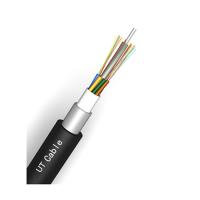 China Outdoor GYTS Single Mode Armoured Fiber Optic Cable 144 Cores 17.2mm Direct Buried for sale