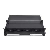 China 1U 19 Inch MPO MTP Patch Panel Cassette Type Rack Mounted Fixed 96 Cores Fiber Optic for sale