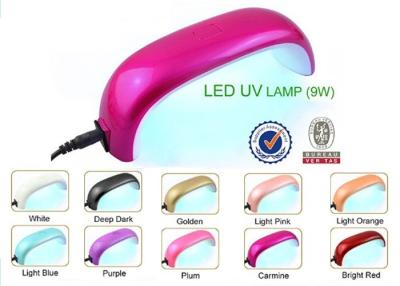 Cina trattamento UV del ventilatore dello smalto dell'essiccatore dell'unghia del dito del piede della luce della lampada del gel dell'arcobaleno LED di 9W 110V in vendita