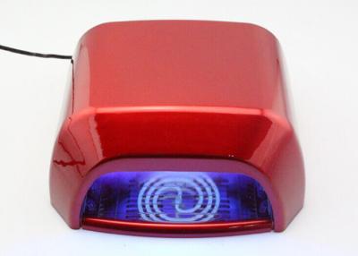 Китай Красный светильник 40w для светильника ногтя СИД ногтей UV с отметчиком времени 30s, 60s, 90s для салона красотки продается