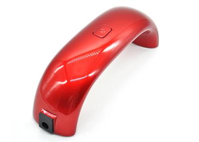 China Pregue o gel que cura a lâmpada UV 110-240V do assado do arco-íris da cor vermelha da lâmpada do prego do diodo emissor de luz de 9 watts à venda