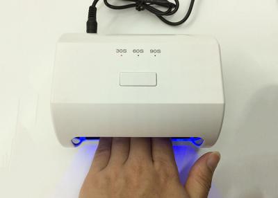 Cina Essiccatore bianco della lampada dell'unghia di 9W LED per 4 dita, fissante tempo 30s 60s 90s in vendita
