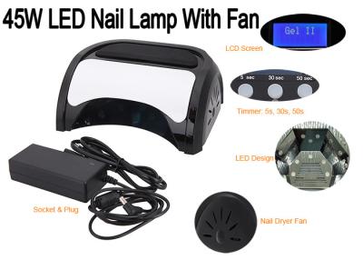 中国 ファン及び 18pcs LED ライトの紫外線釘ランプを治すゲルが付いている 18K LED ランプの釘のドライヤー 販売のため