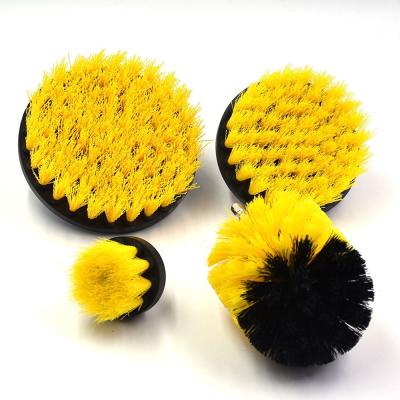 Cina Il collegamento giallo della spazzola del trapano della setola 3PCS dei pp ha messo la base nera in vendita