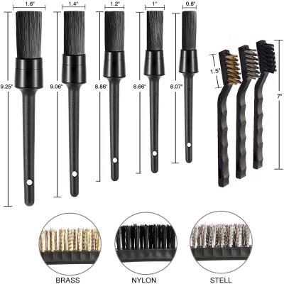 Cina corredo automatico della spazzola di pulizia dell'automobile 9pcs 10,4 once di setole di nylon in vendita