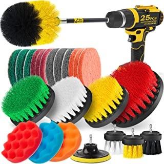 Cina 25 pezzi dell'OEM perforano il pozzo del piatto di Kit Scrub Pads Sponge 7.5mm della spazzola dell'impianto di lavaggio in vendita