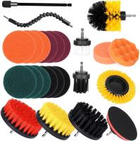 China Durable 10cm Drill Cleaning Brush Kit 24pcs Multifunctional for sale