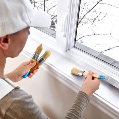 Cina set di pennelli rotondo 3pcs della pittura del gesso di 2in per la decorazione di legno della casa della mobilia in vendita