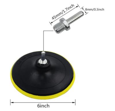 Cina i tamponi a cuscinetti per lucidare di lucidatura del trapano di 7pcs 150mm hanno messo la schiuma Microfiber della ruota in vendita