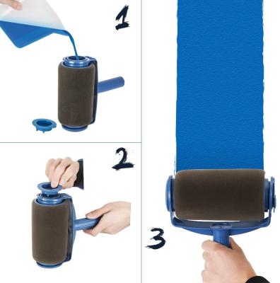 Cina rullo di decorazione del corridore della pittura di 9Pcs 10CM il pro ha messo 690g con i bastoni in vendita