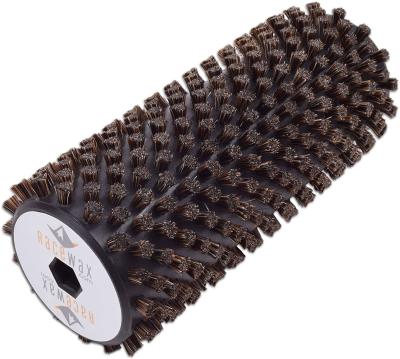 Cina asse di Spazzola per cera da sci Roto Brush Kit Snap Out Quick Change dello snowboard di 120mm 3 pezzi in vendita