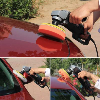 Cina i tamponi a cuscinetti per lucidare di lucidatura del trapano spesso di 2.5cm spingono il corredo dell'amplificatore dell'automobile 14Pcs in vendita