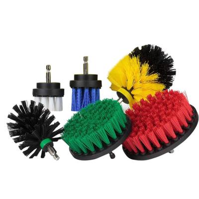 Cina 6 pezzi di potere del trapano dell'impianto di lavaggio spazzolano il materiale di Kit Cordless pp in vendita