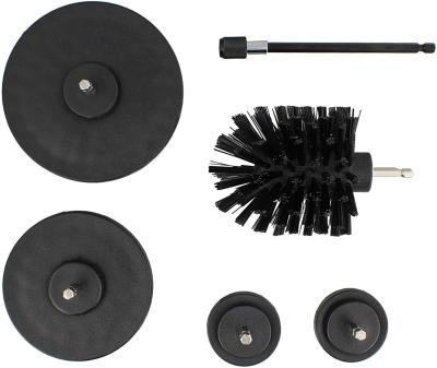 China grupo de escova de nylon 5pc do purificador da movimentação de 1/4in com a cerda dura vermelha da extensão 1pc à venda