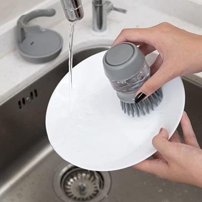 Cina Spazzola tenuta in mano del sapone del piatto con le setole di nylon robuste in vendita