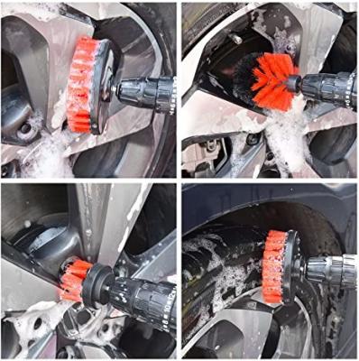 Cina 18 strumenti di pulizia Kit With Car Detailing Brush dell'automobile dei pc pp in vendita