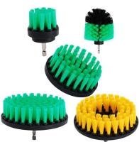 China 5pcs Drill Powered Cleaning Brush Compatible With Cleaning Pool Tile for sale