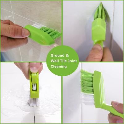 Cina Verde di plastica di pulizia dell'ABS unito della spazzola delle mattonelle del bagno della cucina in vendita