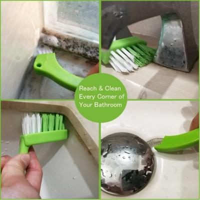 Cina Verde di plastica di pulizia dell'ABS unito della spazzola delle mattonelle del bagno della cucina in vendita