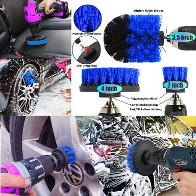 Cina set di pennelli di pulizia dell'automobile 15pcs con dettagliare Rim Microfibre lungo in vendita