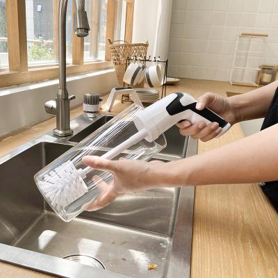 Cina Spazzola senza cordone dell'impianto di lavaggio della cucina con l'impianto di lavaggio elettrico di rotazione di 4 teste sostituibili in vendita
