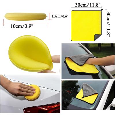 Cina Set di pennelli di pulizia dell'automobile elettrica di Microfiber 15 pezzi per il dettaglio di cura di automobile in vendita