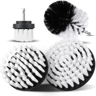 Cina Spazzola di pulizia del trapano elettrico del tappeto, 4 pc che girano pulizia di spazzola con le setole molli in vendita