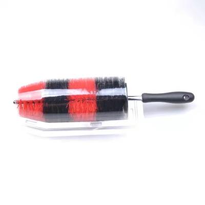 Cina Maniglia facile nera molle rossa di Rim Wheel And Tire Brush dell'automobile dei pp in vendita