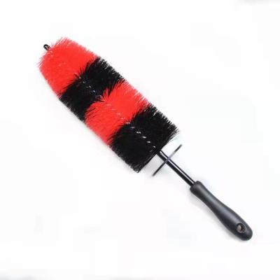 Cina Maniglia facile nera molle rossa di Rim Wheel And Tire Brush dell'automobile dei pp in vendita