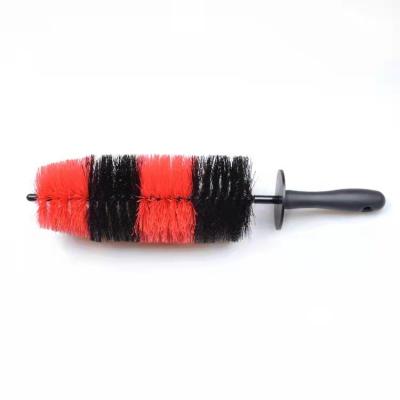 Cina Maniglia facile nera molle rossa di Rim Wheel And Tire Brush dell'automobile dei pp in vendita