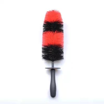 Cina Maniglia facile nera molle rossa di Rim Wheel And Tire Brush dell'automobile dei pp in vendita