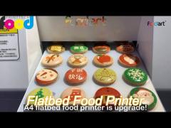 hd flatbed edible paper printer for cake topper pastries marshmallows customized