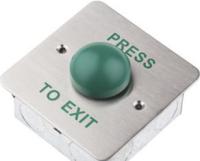 China 86mm Stainless Steel Emergency Exit Push Button Switch for Access Control Systems for sale