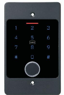 屋外防水金属ケーススマートTuya Wifiスタンドアロン埋め込み指紋アクセス制御、キーパッド付き