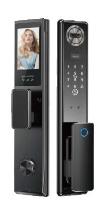 China TUYA APP 3D Face Recognition Fingerprint Smart Lock for sale