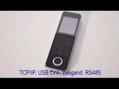 IP66 impermeáveis tomam as impressões digitais o cerco do metal do IP 12V RS485 de TCP do controle de acesso