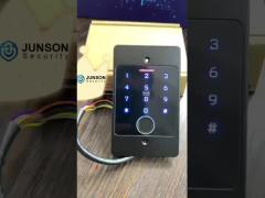 Controle de Acesso por Impressão Digital Embutido à Prova D'água de Metal