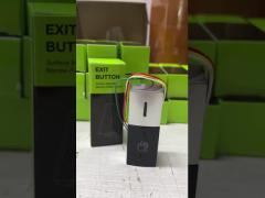 小型接触出口ボタン亜鉛合金DC12VはLEDの表示器を含むIP68を防水しない