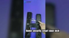 WIFI Tuya App Smart Fingerprint Door Locks With Peephole Camera
