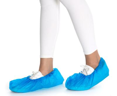 Cina Le scarpe monouso antiscivolo coprono il colore Tessuto non tessuto rosa blu per la dimensione della clinica ospedaliera personalizzata in vendita
