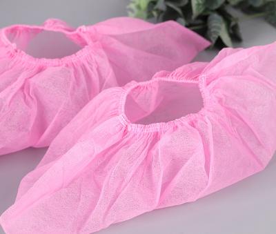 Cina Le scarpe monouso antiscivolo coprono il colore Tessuto non tessuto rosa blu per la dimensione della clinica ospedaliera personalizzata in vendita